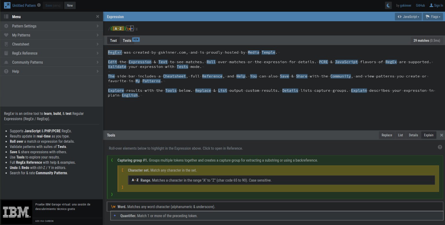 Introducción a expresiones regulares - acceseo